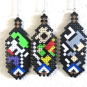 Perler Beads | Other | Perler Batman Logo Dream Catcher | Poshmark